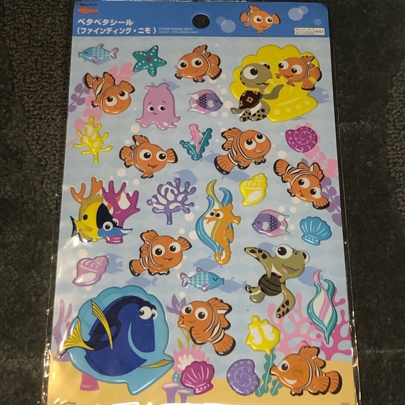 Disney | Design | Finding Nemo Dory Ocean Large Puffy Sticker Sheet ...